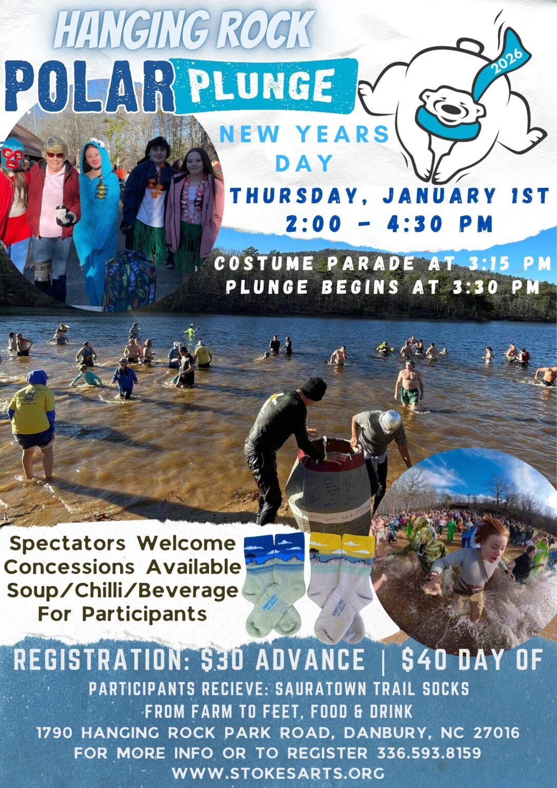 1/1/2026 Polar Plunge | Stokes County Arts Council